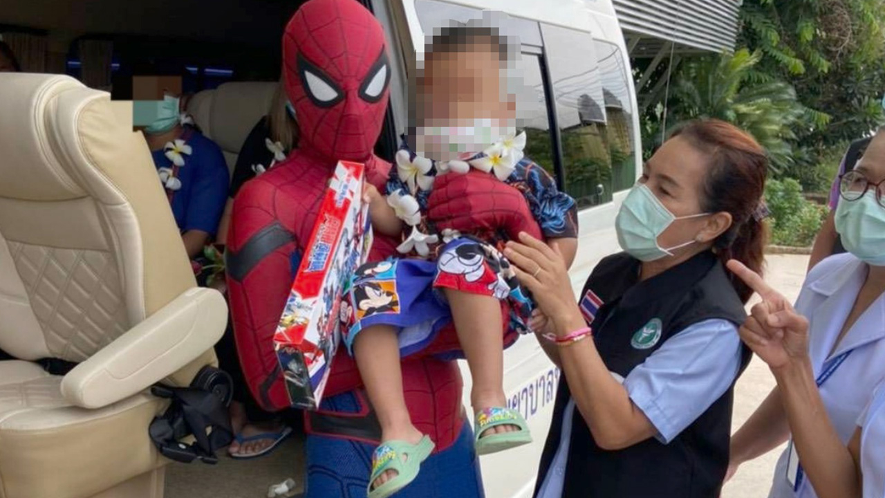 Doctor transforms into Spider-Man to send 3-year-old Covid patient home ...