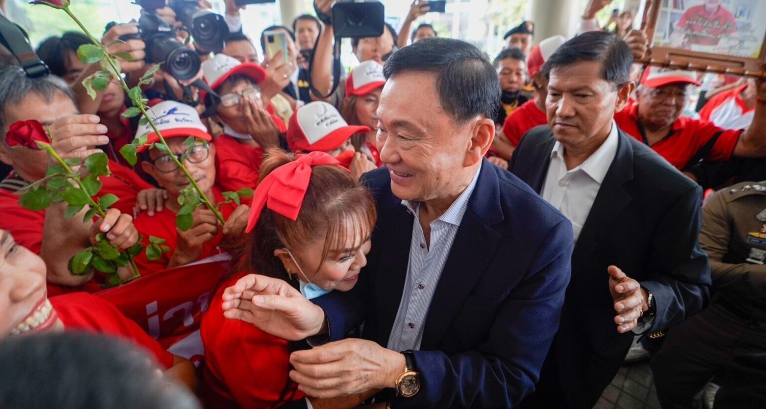 Thaksin merely visiting his own party: Chuan - Thai Newsroom