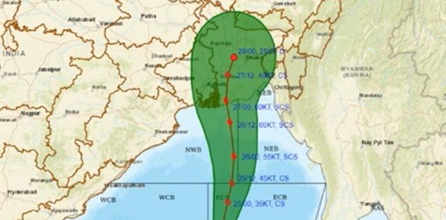 India prepares for a severe cyclonic storm in the Bay of Bengal in ...