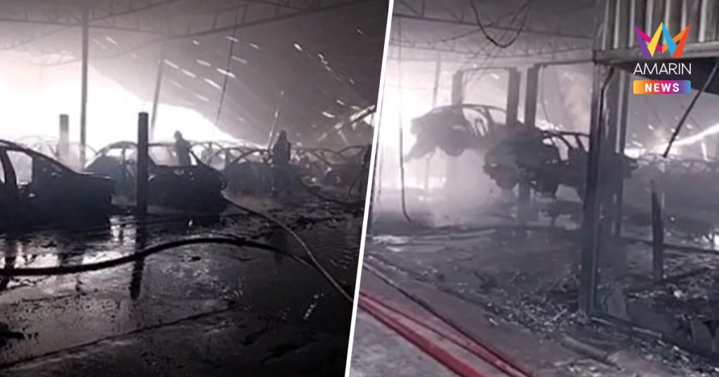 Supercars, Tesla vehicles destroyed in warehouse blaze - Thai Newsroom
